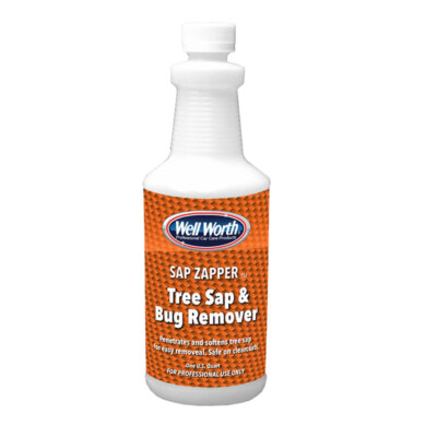 Well Worth 209732 SAP ZAPPER Tree Sap and Bug Remover for Cars, 1 Quart ...