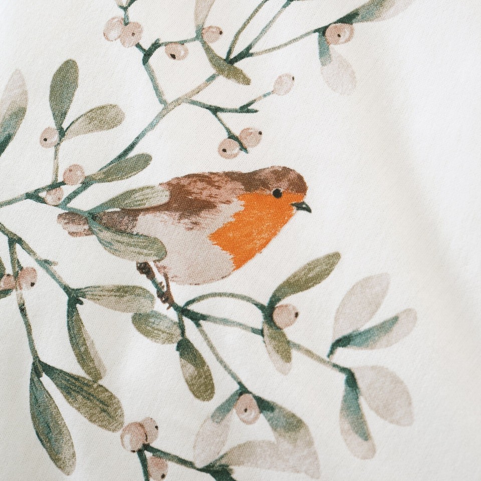 Robins Duvet Cover Flannelette Brushed Cotton Quilt Bedding Bed Set ...