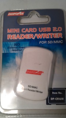 Digipower DP-CR16W Card Reader Writer for SD & MMC Memory Cards | eBay