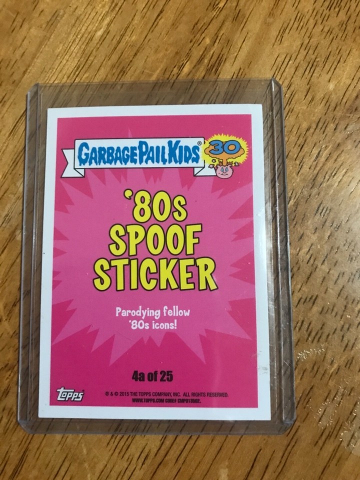 2015 Topps Garbage Pail Kids 30th Anniversary '80s Spoof Marshmallow ...