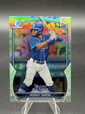 2023 Bowman - Chrome Prospects - Ronny Simon - Lunar Glow Refractor | eBay