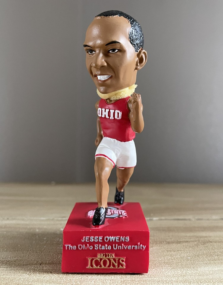 JESSE OWENS Ohio State Track & Field Legend BIG 10 Icons 4” Bobblehead ...