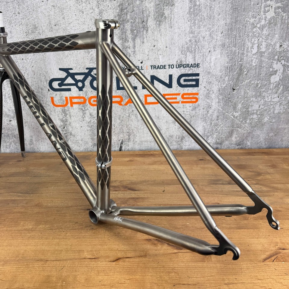 2012 Holland Cycles Exogrid 53cm Rim Brake Carbon Titanium Frameset ...