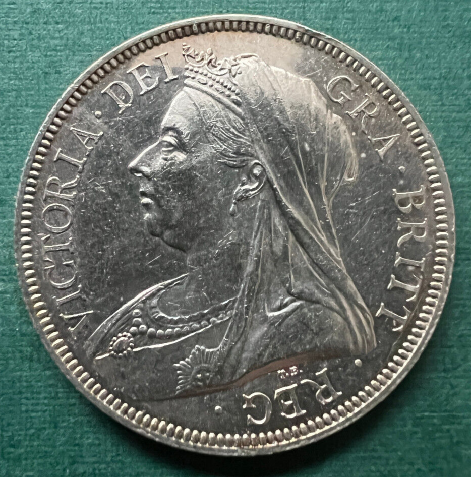 1893 GB Queen Victoria Veiled Head Silver Proof Half Crown | eBay UK