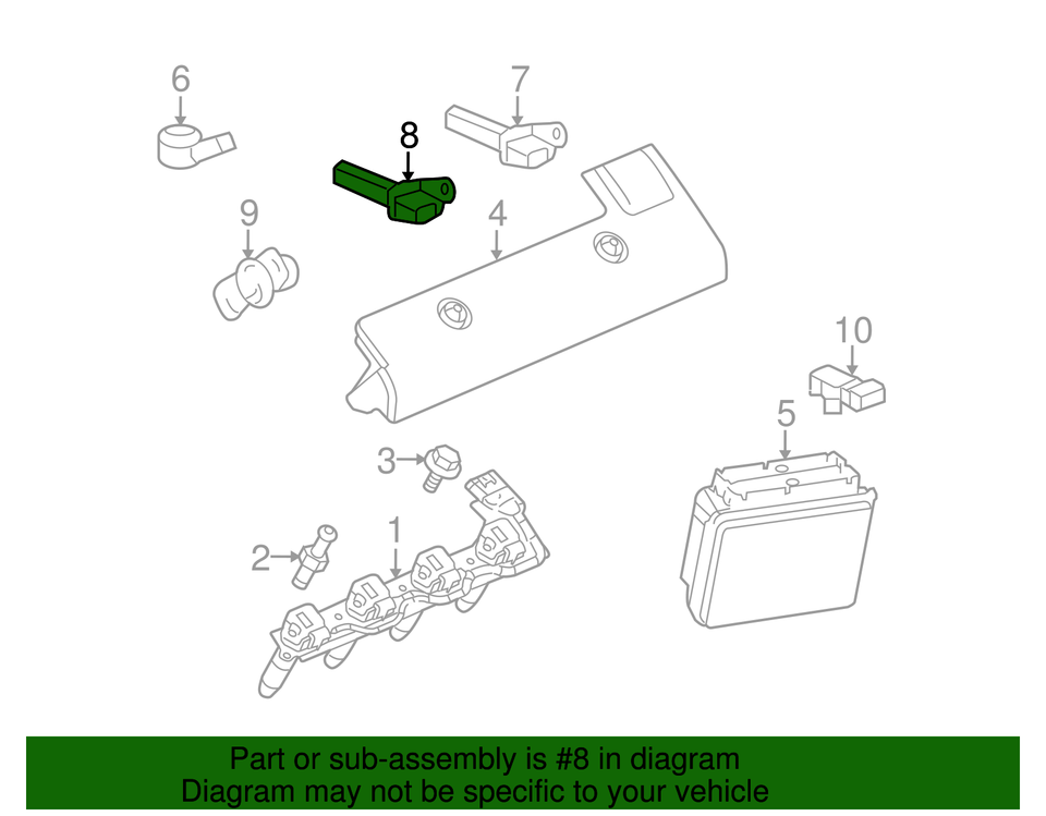 Genuine GM Engine Crankshaft Position Sensor 12575482 | eBay