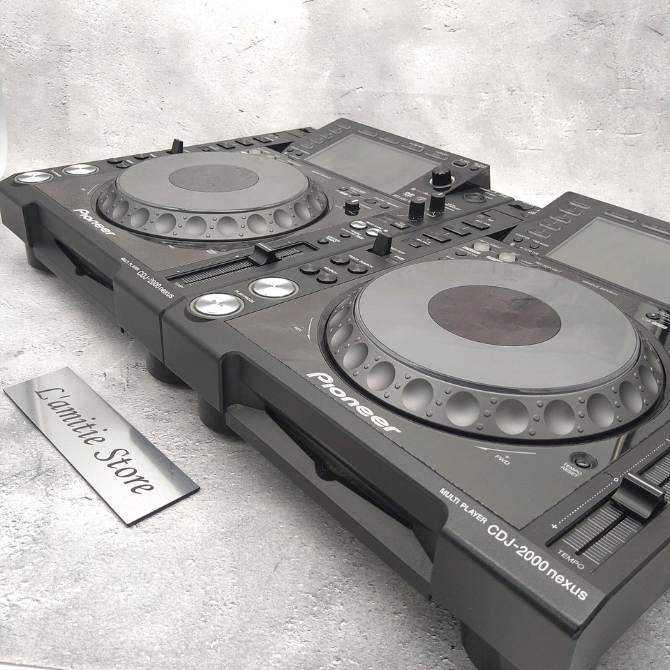 Pair 2x Pioneer CDJ-2000NXS DJ Player Turntable CDJ2000NXS 2000 Nexus ...