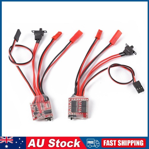 2pcs Durable Mini Brushed Electronic Speed Controller Set for RC Car ...