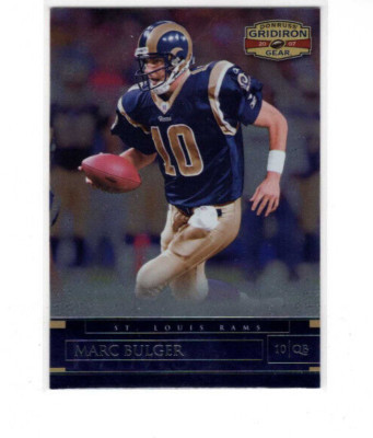 Marc Bulger 2007 Donruss Gridiron Gear #41 Football Card St.Louis Rams ...