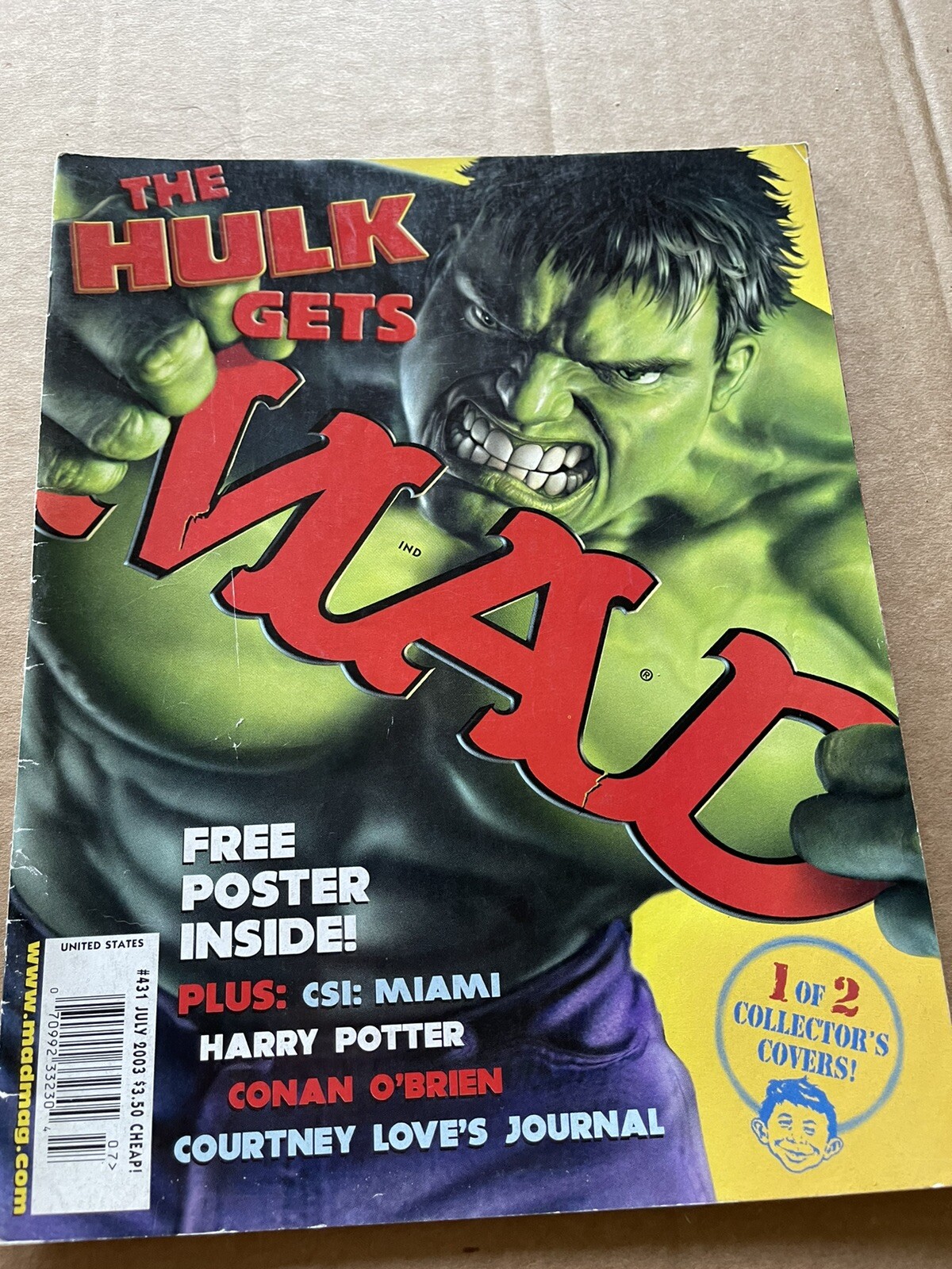 MAD MAGAZINE #431 July 2003 The Hulk VG Shipping included | eBay