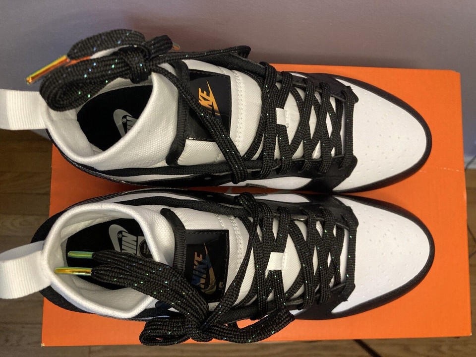 Nike Vapor Edge Dunk Panda Black White Football Cleats Men's RARE NEW ...