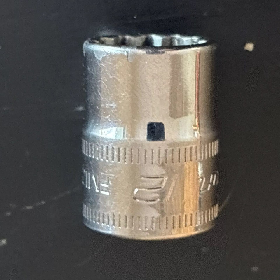 Snap On Tools FM12 12mm 3/8 Dr 12Pt Metric Flank Dr Shallow Socket 2007 ...