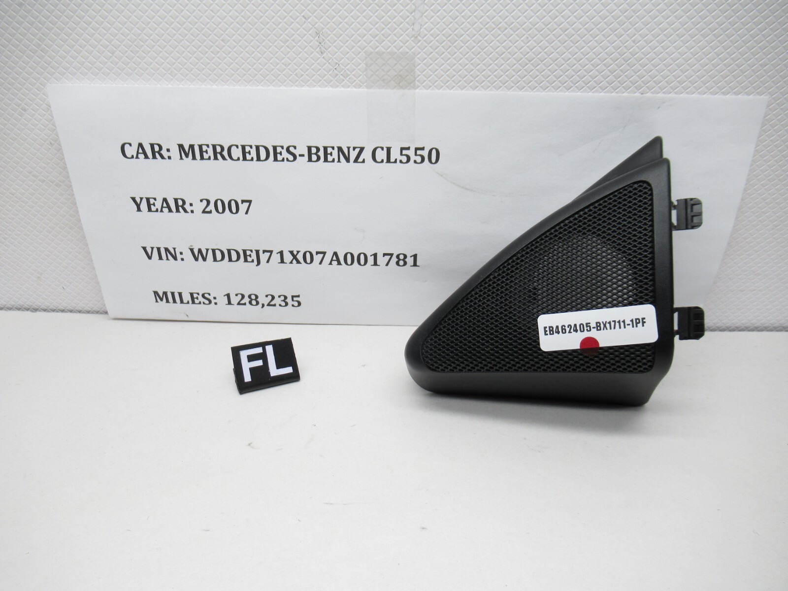 07-14 Mercedes CL550 CL600 Front Left Door Corner Trim 2167200148 OEM ...