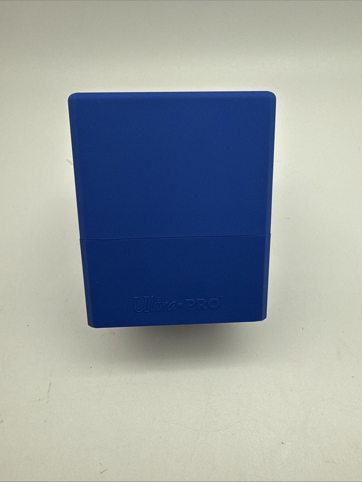 ULTRA PRO SATIN CUBE PACIFIC BLUE DECK BOX Card Compartment Storage ...
