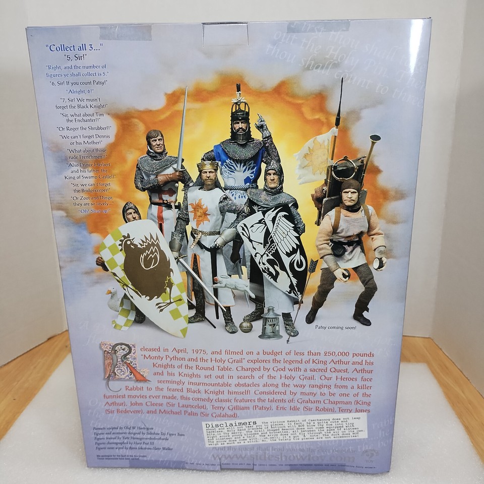 Monty Python and the Holy Grail-Sir Galahad 12” Figure-Sideshow 2001 ...