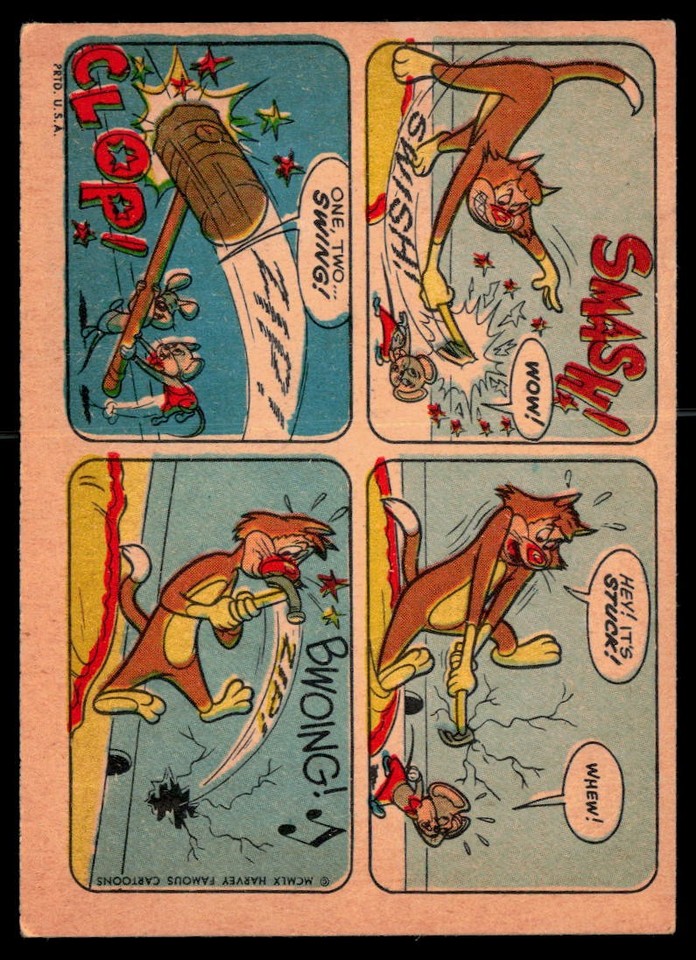 Yum! Katnip, you have good taste!" 1960 Fleer Casper The Friendly Ghost ...