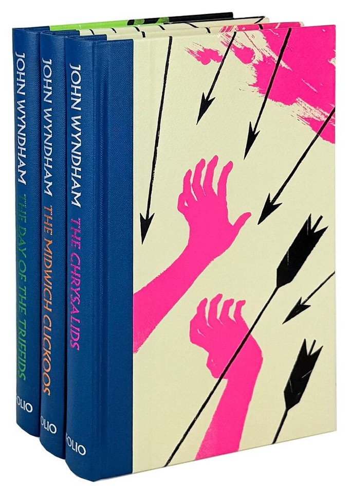 John Wyndham / Day Triffids, Midwich Cuckoos, Chrysalids Folio Society ...