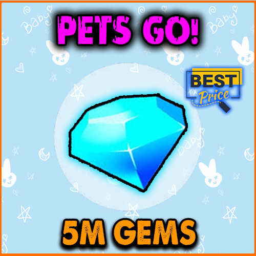 PETS GO! - ROBLOX | 5 Million Gems - 5 Million Diamonds | eBay