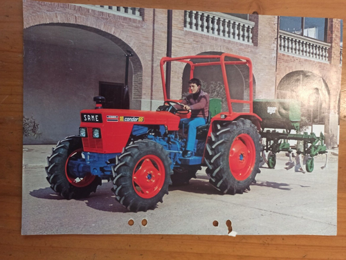 Prospekt SAME condor 55 Broschüre Traktor Schlepper A | eBay