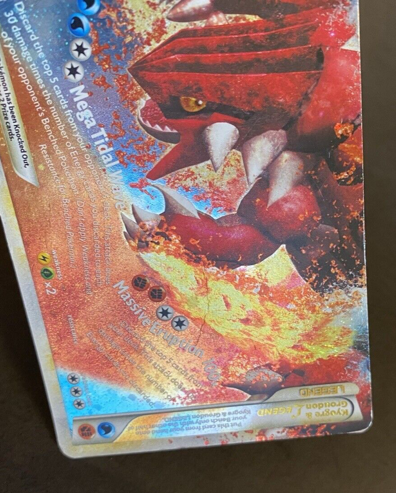 KYOGRE & GROUDON LEGEND 88/90 (Bottom) - HOLO - UNDAUNTED Pokemon 2010 ...