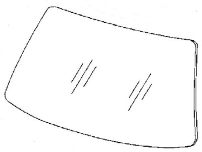 Fits Grumman Olson Kabmaster 78-99 1 Door Step Van Windshield Glass 86 ...