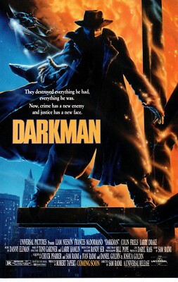 1990 DARKMAN LIAM NEESON Movie Promo PRINT AD - FRANCES McDORMAND ...