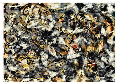 COMPOSITION WITH RED STROKES - JACKSON POLLOCK 5"X7" PHOTOGRAPH | eBay