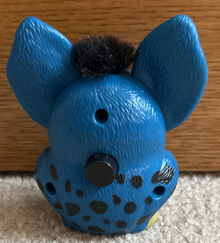 Burger King Furby Blue & Black 2005 Hasbro Fast Food Toy Movable Ears ...