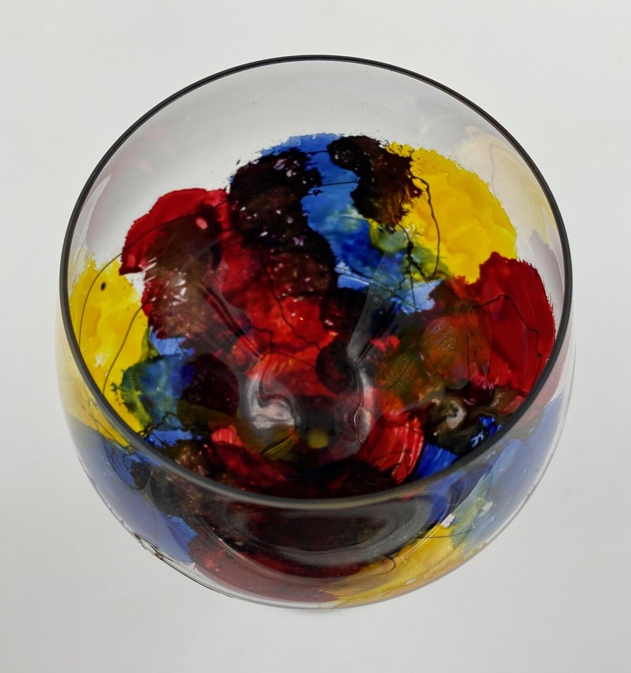 Euroglass Curtea Sticlarului Stained Wine Glass(es) Multicolor w/Gold ...