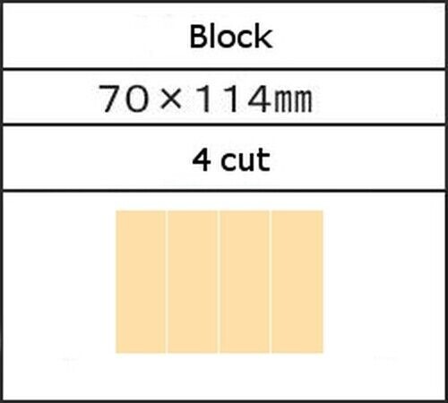 Eagle Abrasives KOVAX Tolecut Orange block 4cuts 1200 Grit Sandpaper 50 ...