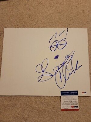 GEORGE CLINTON SIGNED 11x14 CANVAS PARLIAMENT FUNKADELIC PSA ultra rare ...