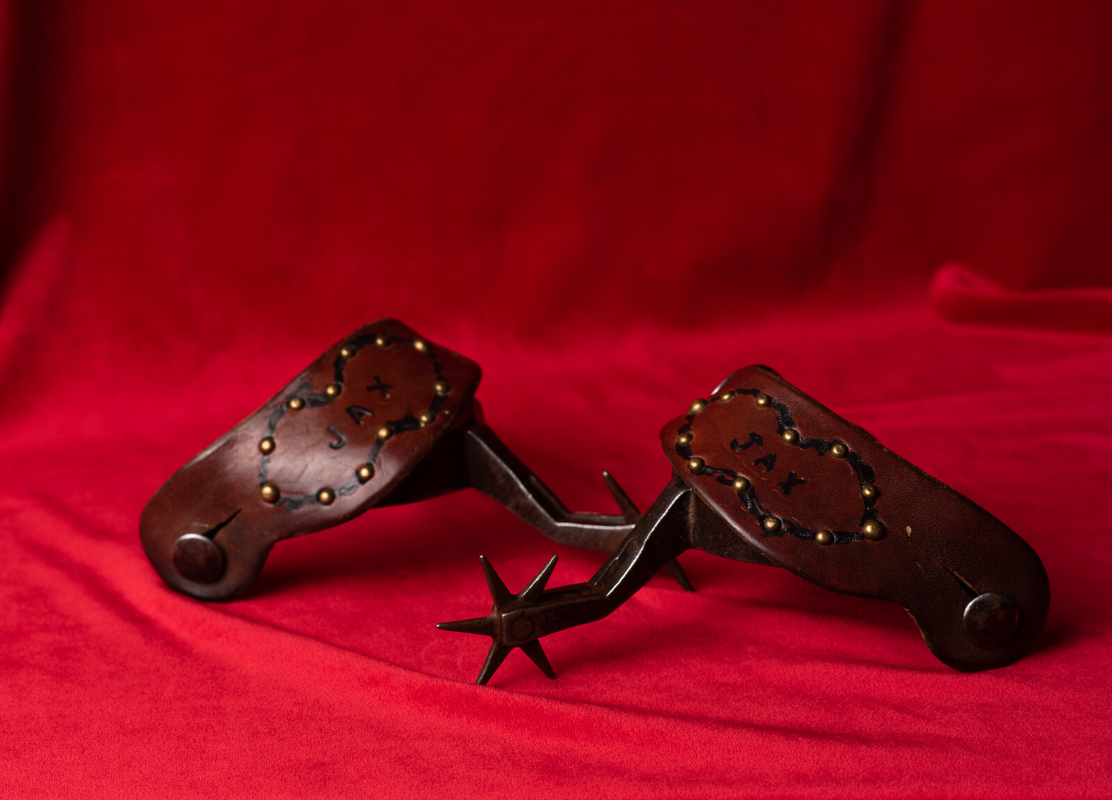 Vintage Jess Hodge Texas Spurs, Copper Arrowhead, Rare Old West ...