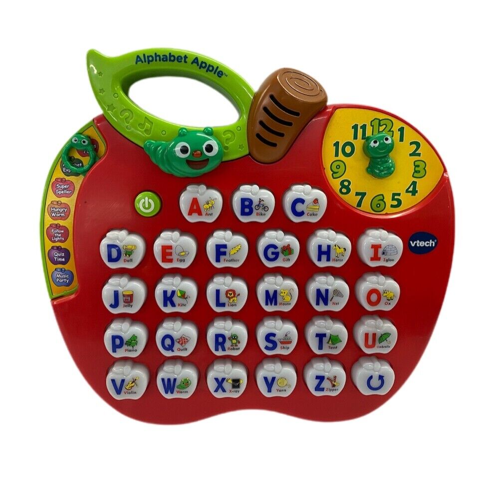 VTECH Alphabet Apple Educational Electronic Musical Letter Learning toy ...