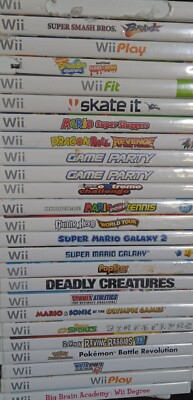 NINTENDO WII GAMES LOT 🎮 DISCOUNTS FOR MULTIPLE ITEMS 🎮 FREE SHIPPING ...