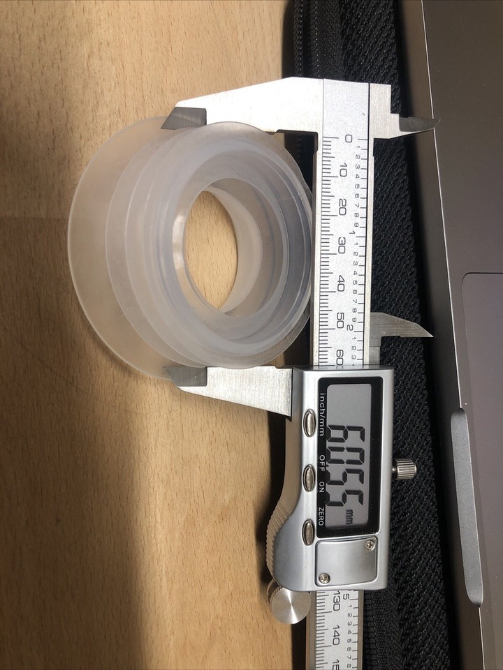 INTERNAL FLUSH CONE (CLEAR) RUBBER SEALING WASHER FLUSH PIPE TO PAN ...