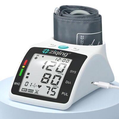 Upper Arm Blood Pressure Monitor Heart Beat Meter BP Machine L Cuff for ...