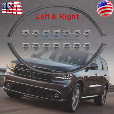 New Front Left & Right Fender Flares Trim Molding for Dodge Durango ...