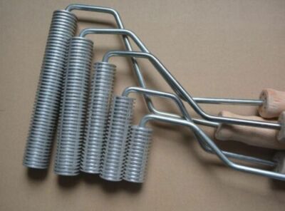 Fiberglass Aluminum Bubble Roller Straight Detail Roller Air Relief ...