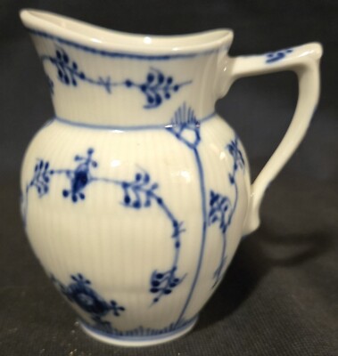 Royal Copenhagen 3 1/4" Pitcher Blue Fluted Plain 1/59 Denmark 1965 | eBay