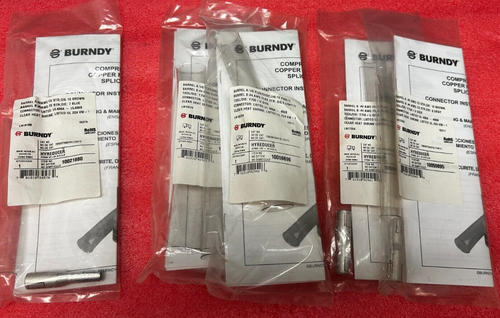 BURNDY COMPRESSION COPPER REDUCER SPLICE KITS (SEE DESCRIPTION FOR PART ...