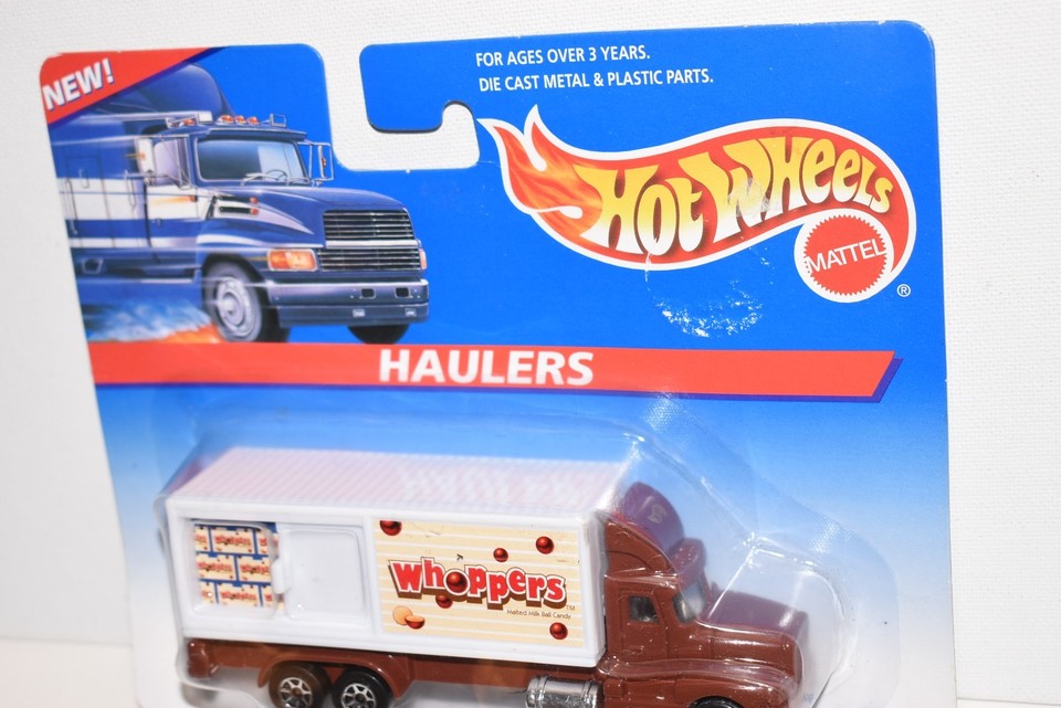 1997 Hot Wheels Haulers WHOPPERS Delivery Truck Brown 26676657430| eBay