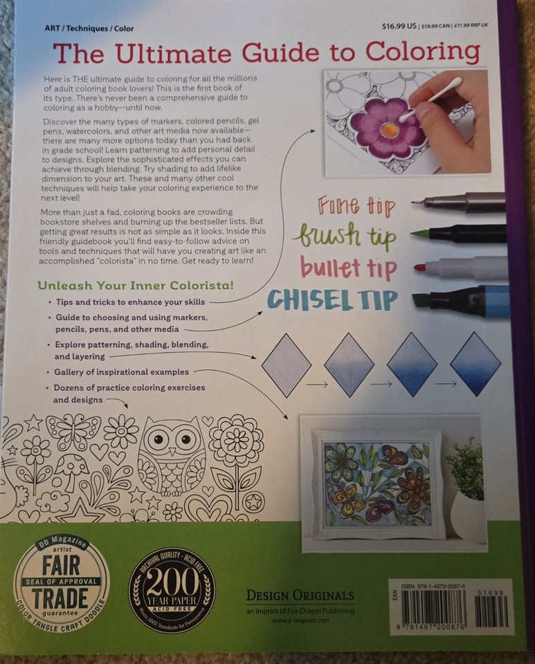 New Guide to Coloring for Crafts, Adult Coloring Books, and Other ...