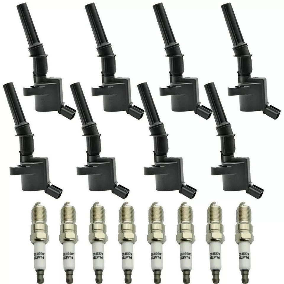 8Set OEM Motorcraft Ignition Coil DG508 &Spark Plug SP479 For Ford F150 ...