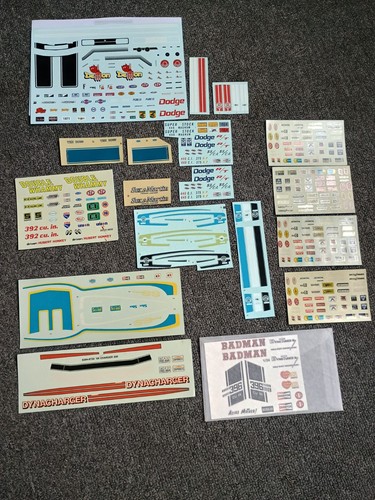 Mpc Amt 1/25 Model Car Kit Decals Lot !! | eBay