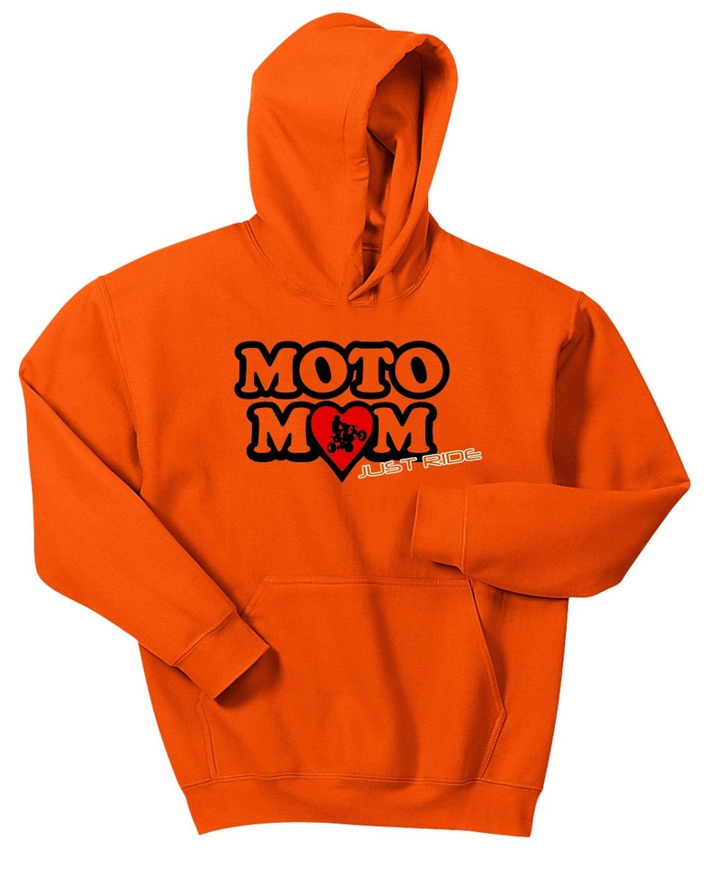 JUST RIDE MOTO MOM HOODIE SWEAT SHIRT ATV QUAD PERSONALIZED CUSTOM | eBay