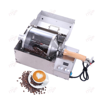 Automatic Coffee Roaster Drum Rotating Roaster Capacity 400g 110-240V ...