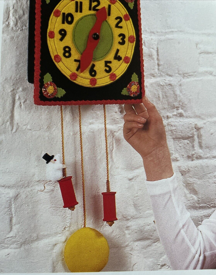 SEWING PATTERN Jean Greenhowe Mouse house + clock RARE hickory dickory ...