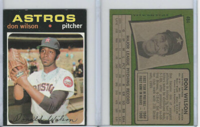 1971 Topps Baseball, #484 Don Wilson, Houston Astros | eBay