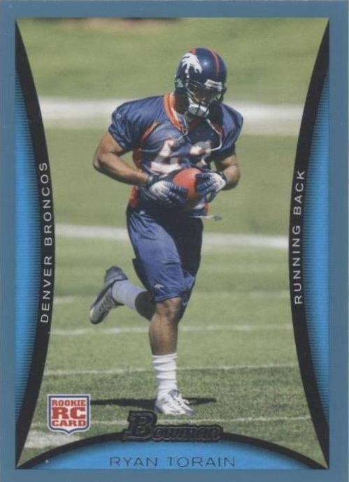 2008 Bowman - Ryan Torain #275 Blue /500 (RC) for sale online | eBay