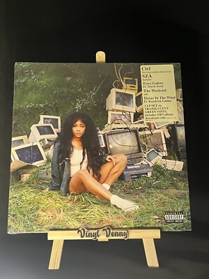 SZA ‘CTRL’ Signed/Autographed Vinyl Green Color Hand Signed Sealed ...