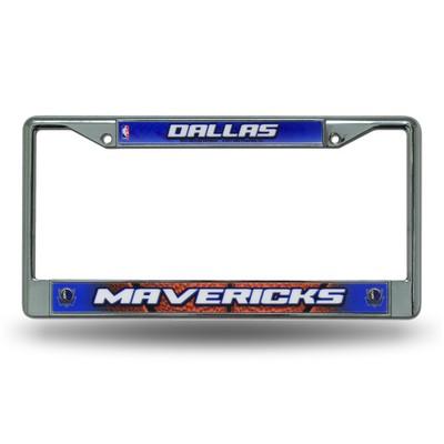 Dallas Mavericks NBA Chrome Metal License Plate Frame 767345766724 | eBay